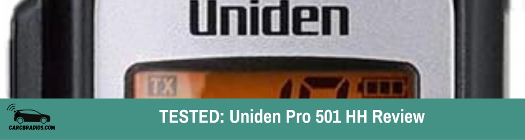 Uniden Pro 501 HH Review - Actual User